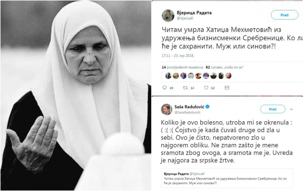 Saša Radulović i Vjerica Radeta: Razlika između čovjeka i gnjide u dva ...